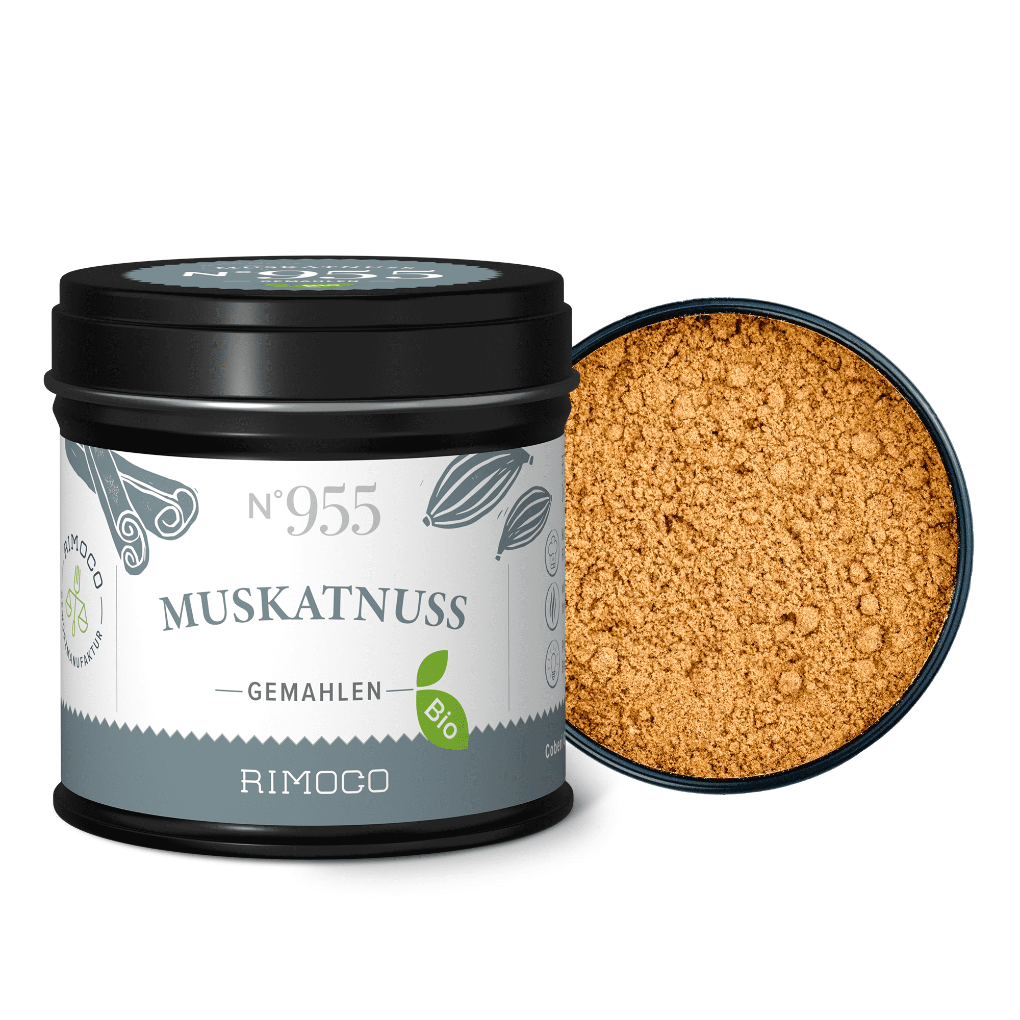 Bio Muskatnuss gemahlen N°955 - harmonisch - Gewürze kaufen bei Rimoco