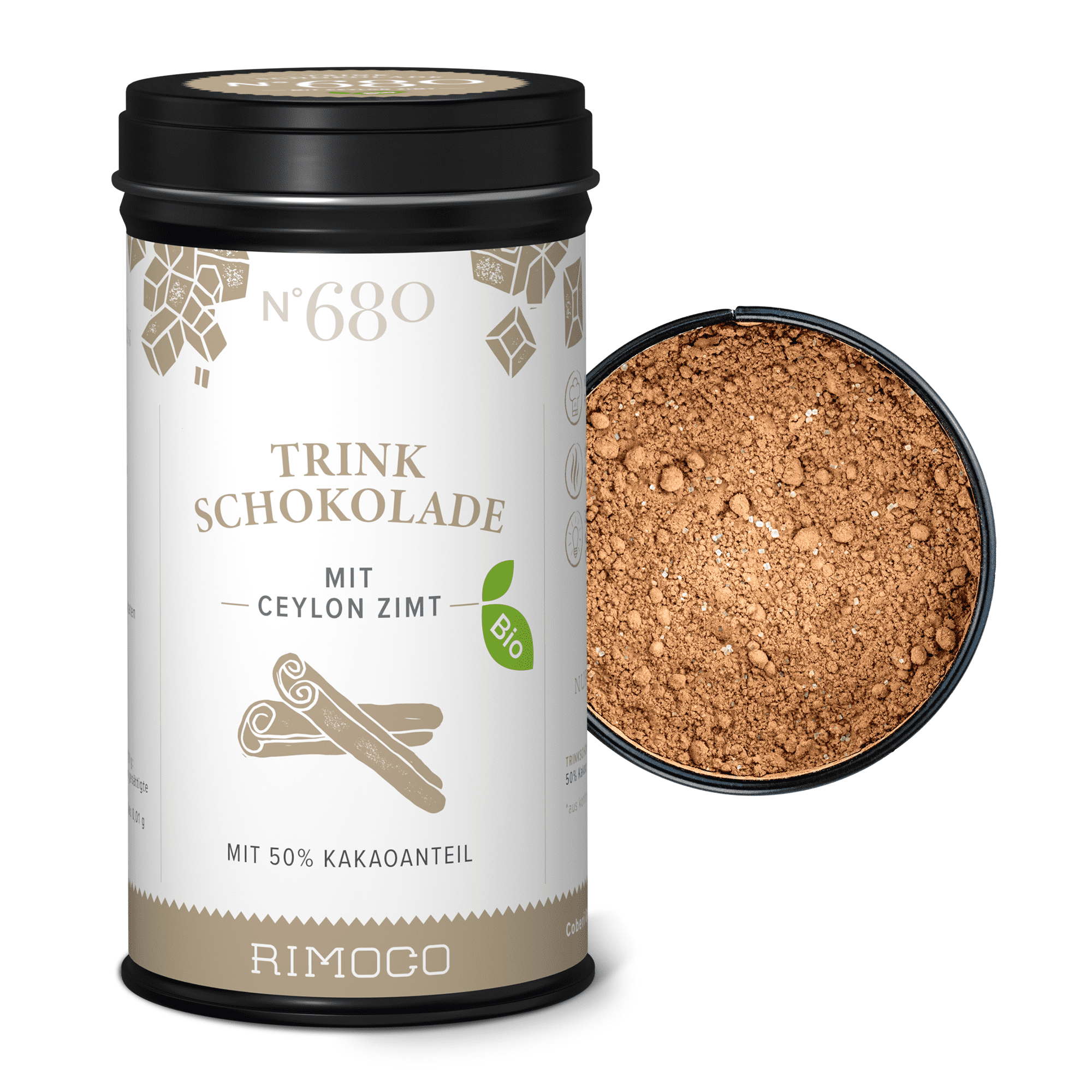 Trinkschokolade mit Ceylon Zimt N°680 Bio | Rimoco